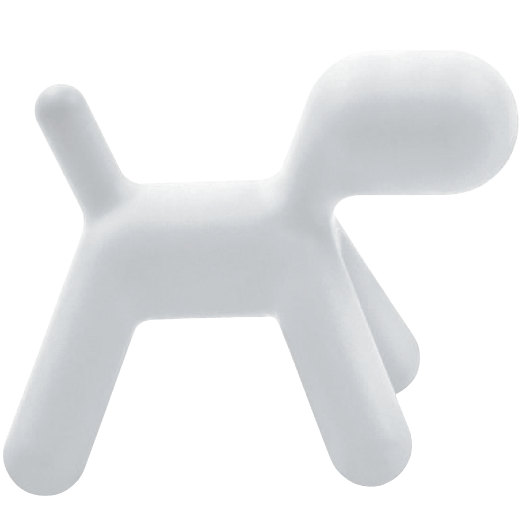 MAGIS DESIGN PUPPY ABSTRACT DOG WHITE MEDIUM 1735C — CanaBee Baby