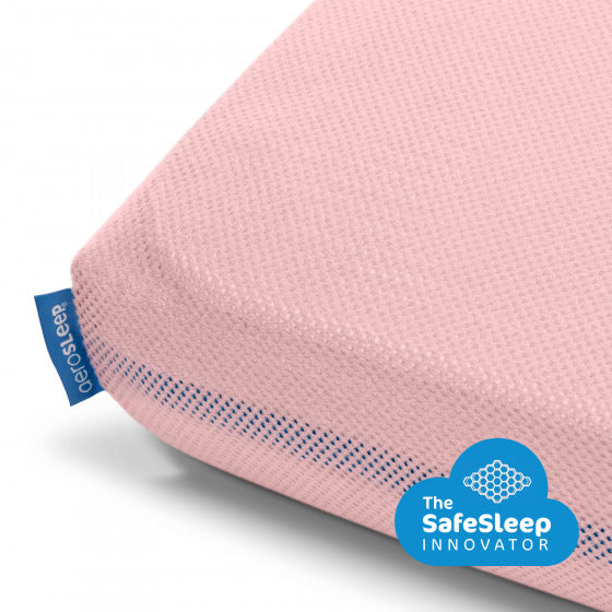 AeroSleep Sleep Safe Fitted Sheet - Pink — CanaBee Baby