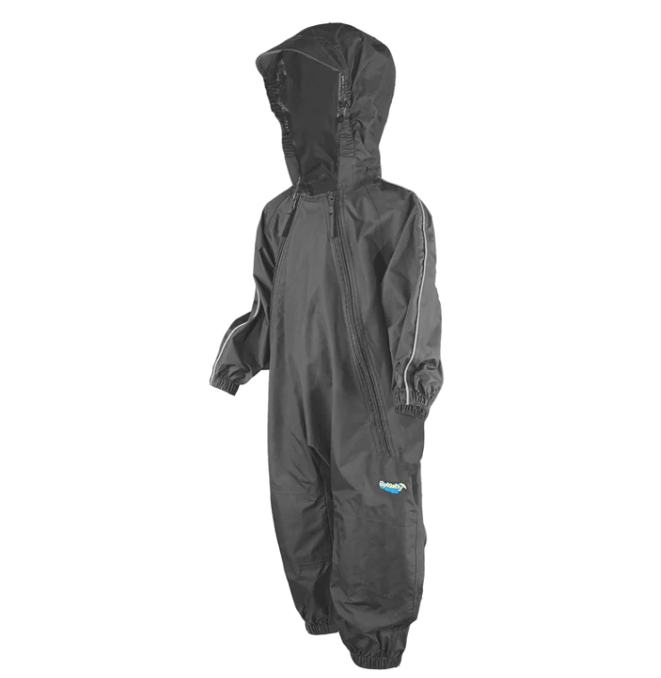 Splashy One Piece Splash Suit - Grey — CanaBee Baby