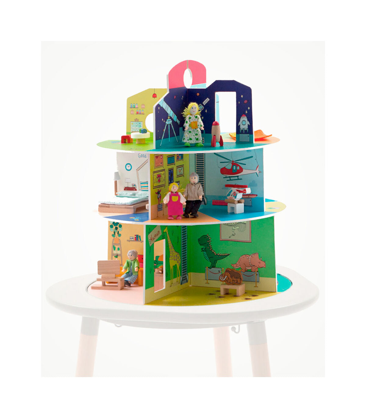 Stokke MuTable Scenarios House - Dolls Wooden Playhouse — CanaBee Baby